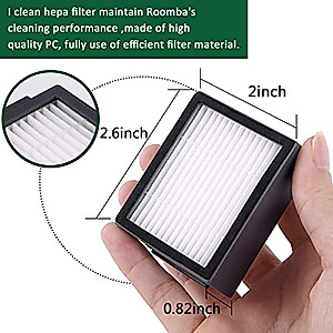 Replacement Roomba Parts, 23Packs Accessories Kit for iRobot Roomba evo i1 1152 1154 i3 evo 3150 i4 i6 i6+ i7 7150 i7+ 7550 i8 i8+/Plus E5 5134 E6 E7 J7 I,E &J Series Robot Vacuum