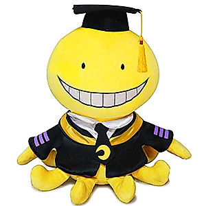 Enhopty Classroom Plush Toy Funny Stuffed Plushie Doll for Anime Fans Kids 11.8in
