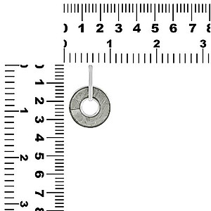 Starborn Creations Sterling Silver Muonionalusta Meteorite Pendant