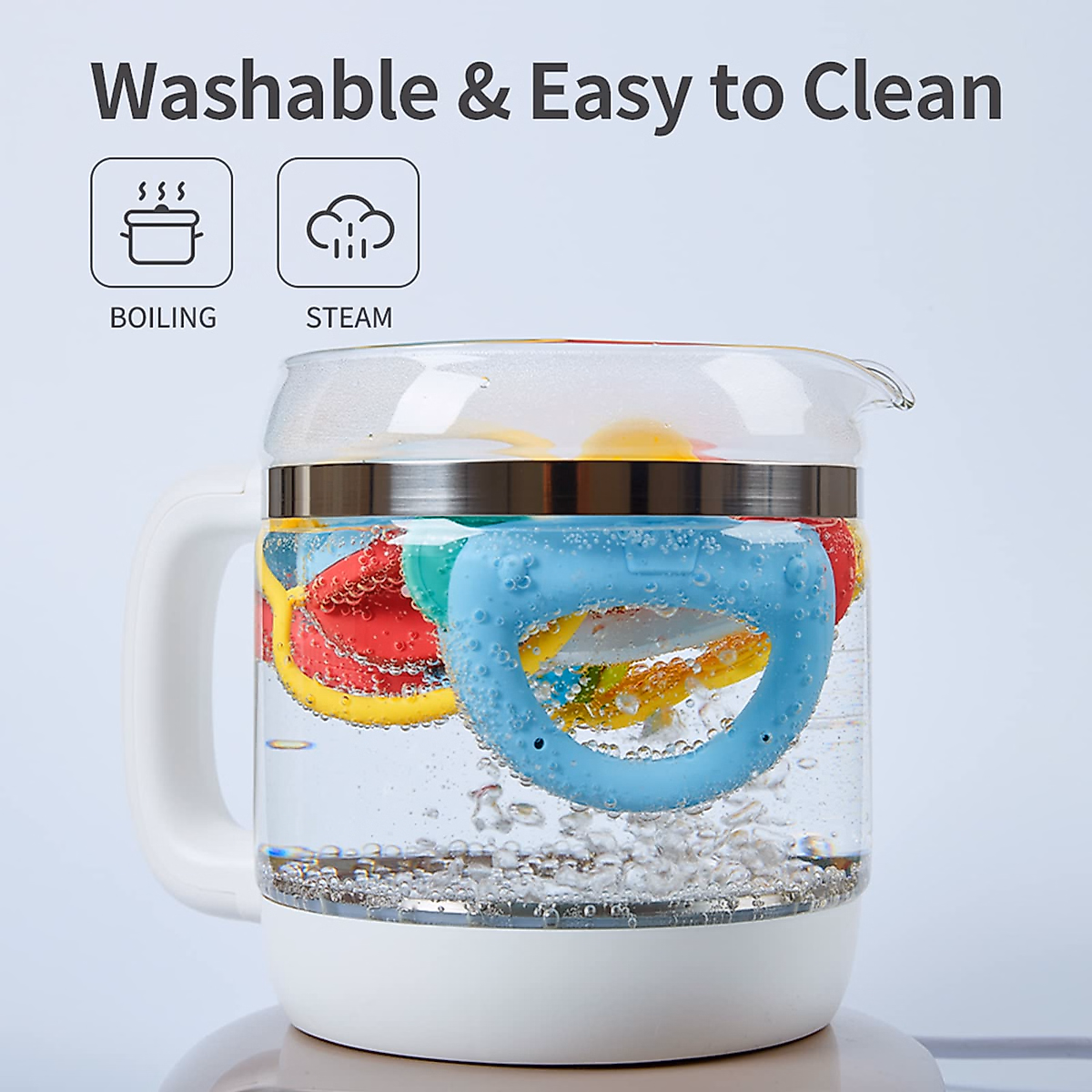 Eners 16 Pcs Baby Rattle Teethings Toys, Grab and Spin Baby Rattles, Teethers for Babies 0-3-6-12 Months, Infant Shaker with Storage Box