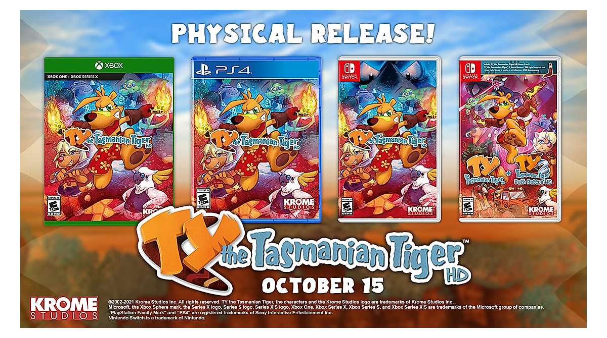 Ty The Tasmanian Tiger HD - Nintendo Switch: Classic Outback Adventure
