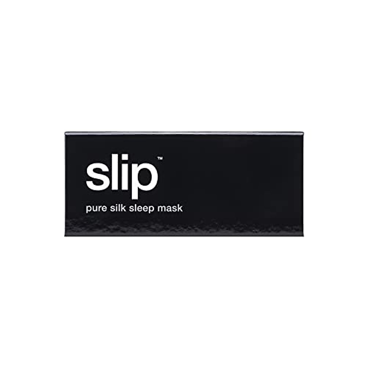 Slip Silk Sleep Mask, Black (One Size) - 100% Pure Mulberry 22 Momme Silk Eye Mask - Comfortable Sleeping Mask with Elastic Band + Pure Silk Filler and Internal Liner