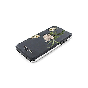 Ted Baker EESMEE Mirror Folio Case for iPhone 11 - Elderflower/Black Silver
