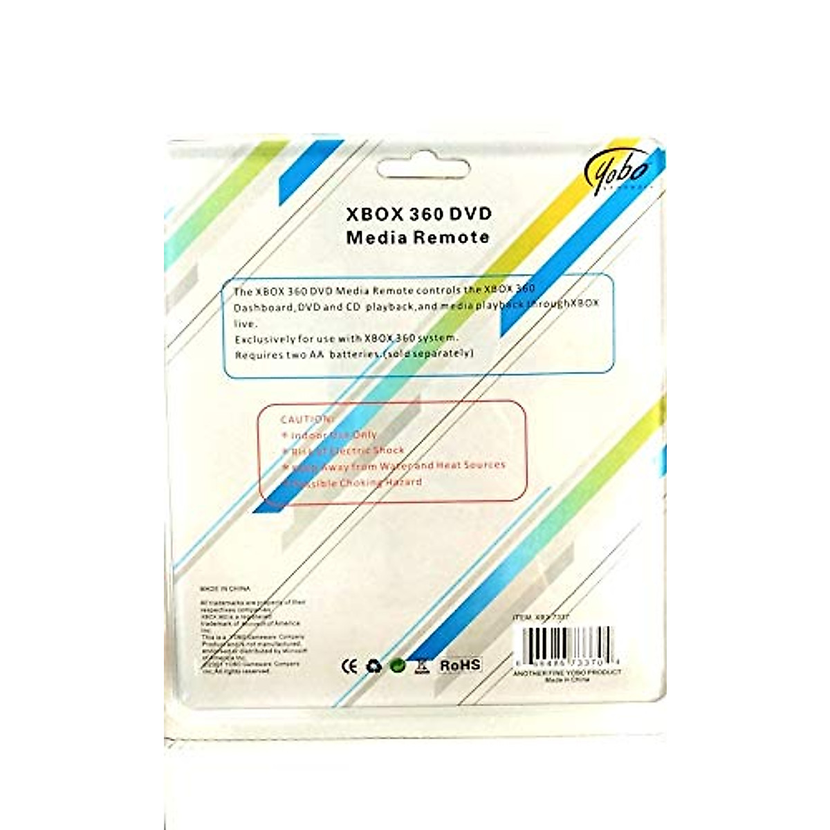 Yobo Xbox 360 DVD Media Remote Control for Microsoft Xbox 360 System
