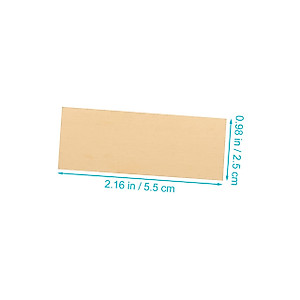 BELLIFFY 5 Pairs Zinc Sheet Copper Sheet Pool Gold Plating Machine DIY Fruit Zinc Strips for Roof Moss Electrode Strip for Plating Plate Anode for Zinc Plating Gasket Material Zinc Anode
