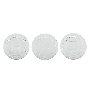 Danco 80677 , Inc. Index Button for Price Pfister Faucets, 3 Count (Pack of 1) Clear