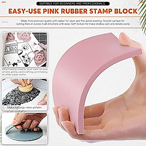 Rustark 42Pcs Rubber Stamp Making Kit, Printing Starter Tool Kit with Carving Knives,Rubber Carving Blocks,Ink Brayer Roller,Tracing Paper and More for Printmaking, Sculpting, Stamping