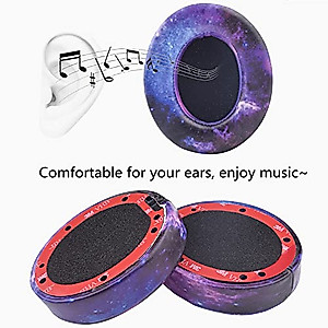 Studio3.0 Replacement Ear Cushions Studio2.0 Ear Pads Compatible with Beats Studio 2, Beats Studio 3 Headphones- A Plastic Stick Included(Galaxy)