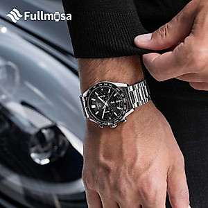 Fullmosa 20mm Stainless Steel Watch band Compatible with Samsung Galaxy Watch 5 40mm 44mm/Pro 45mm/Galaxy Watch 4 40mm 44mm/Classic 46mm 42mm(2021)/Galaxy Watch 3 41mm, Silver