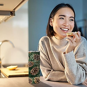 Medpol rustic christmas theme insulated tumblers coffee cup Gift，rustic christmas theme Drinking Glasses-Tea Cup-Coffee Mug tumbler with lid and straw 20 oz insulated tumbler cups