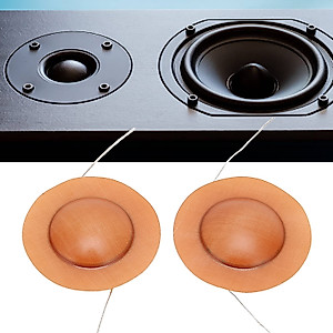 2PCS Tweeter Voice Coil,Tweeter Accessory Speaker Repair Parts,25mm / 0.98in Dome,Soft and Elastic Resin Sound Film Tweeter Voice Coil