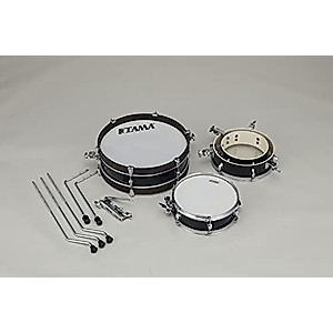 Tama Club-JAM Pancake LJK48P 4-piece Shell Pack with Snare Drum - Hairline Black