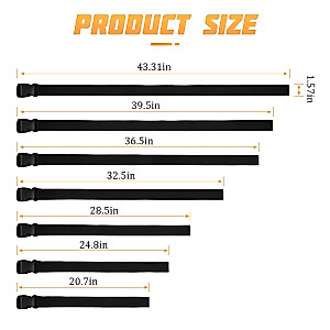 AICEL Car Battery Tie Down Strap, 39 Inch Battery Strap with Buckle, Battery Box Safety Secure Lashing Strap, Quick Release Nylon Woven Tape for Cargo, Luggage, Boats, Motorcycles, Truck, SUV