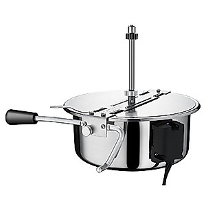 Hot and Fresh Countertop Popcorn Machine – 3 Gallon Popper – 8oz Kettle, Old Maids Drawer, Warming Tray, Scoop by Superior Popcorn Company (Black)