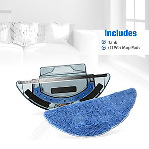 PURE CLEAN Robot Vacuum Wet Mop Accessory Kit - for Pyle PUCRC455 Digital Smart Robot Cleaning Vacuum - PRTPUCRC4558