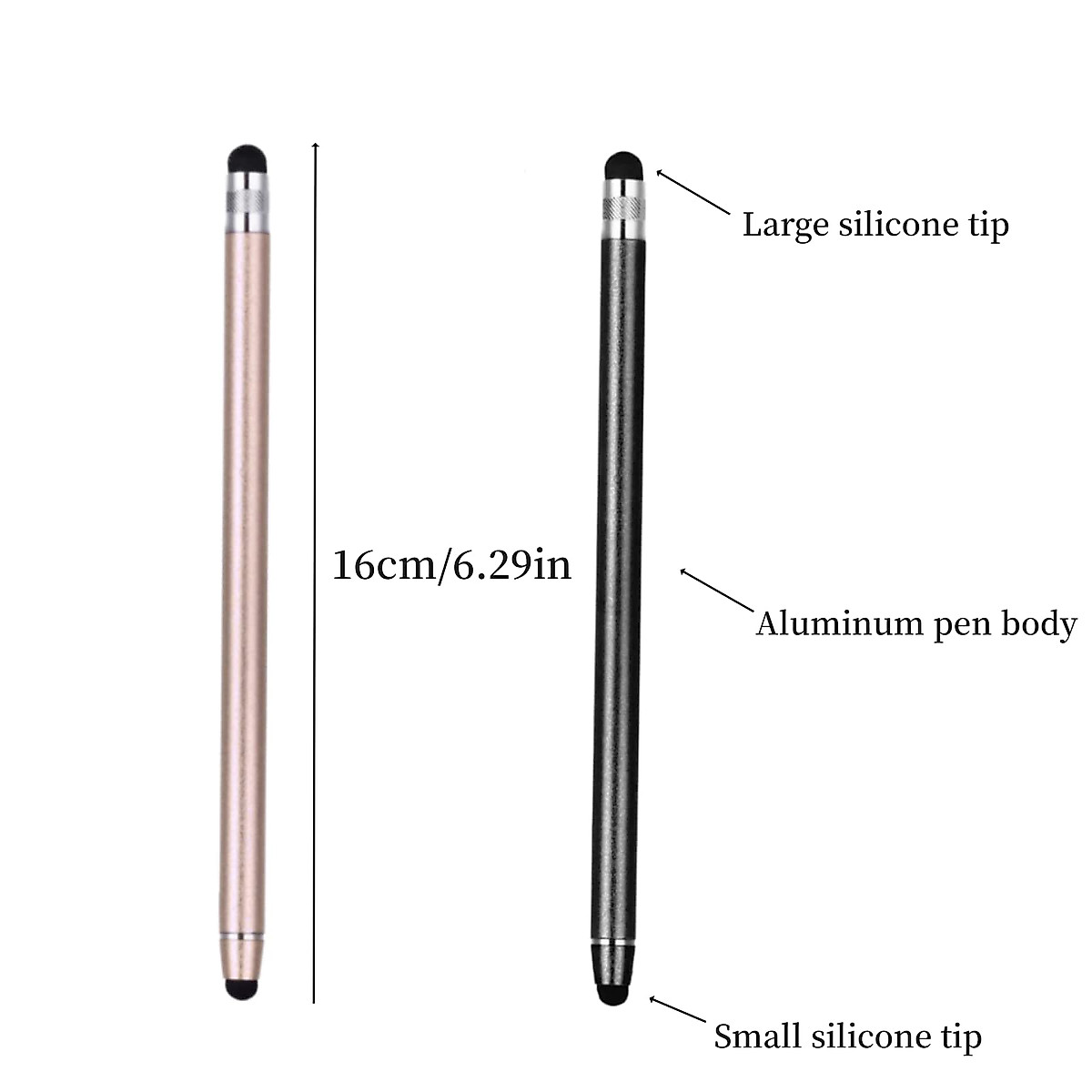 Stylus Pen for Touch Screens, 6-Pack Stylus Pens High Sensitivity & Precision Capacitive Stylus for iPhone/iPad Pro/Tablets/Samsung/Galaxy/PC