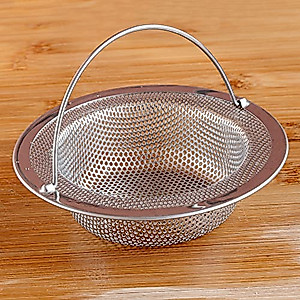 MAEXUS Sink Drain Strainer, Kitchen Sink Strainer, Sink Stopper, Drain Stopper Used to Prevent Clogging of Kitchen Sinks (4.5 Inches in Diameter)