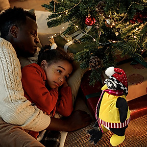 Firecos 10.6'' Penguin Plush Toy Cute Penguin Plushy Stuffed Doll Toys Christmas Thanksgiving Gifts Plushies (S (27cm)