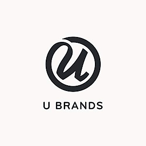 U Brands Cork Bulletin Board, 35 X 23 Inches, Black Wood Frame, Fashion Design Print