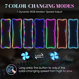 DNBSS 63"x20" RGB LED Full Length Floor Mirror With Lights, Free Standing & Wall Mount, Full Body Lighted Stand Up Mirror for Bedroom (Black RGB)