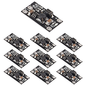 AITRIP 10PCS 1.5A Multi-Function Mini Boost Module Step Up Board 3.7V to 5V 8V 9V 12V Step Up Board with LED Indicato for DIY Electronic Voltage Moduler