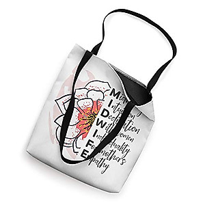 Midwife Empowering Women Acrostic Half Picture Text Gift Tote Bag