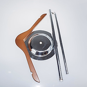 Lxmxgk Adjustable Adult T Shirt Display, Flexible Shoulder Stand, Coat Hanger Stand, Metal Clothing Display Rack Portable T Shirt Display Stand for Vendors, Garment Coat Holder for Retail Vendor(15in)