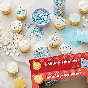 Wilton Winter Sprinkles Mega Set of 4, 16.6 oz, blue and white
