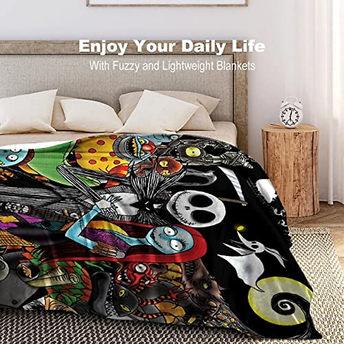 Throw Blanket Flannel Fleece Bedding Blankets All Season Ultra Soft for Bed Couch Chair Fit Kids and Adults 50"X40"