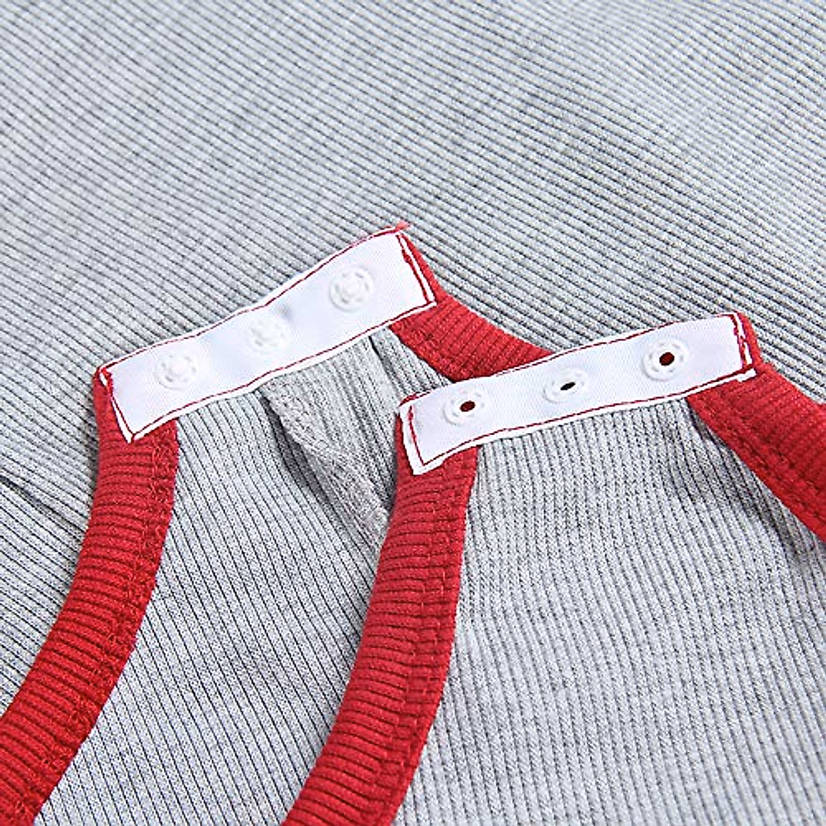 Roselux Women's Sexy Deep V Neck Shorts Long Sleeve Knitted One Piece Bodysuit Bodycon Rompers Overall (598#Gray,M)