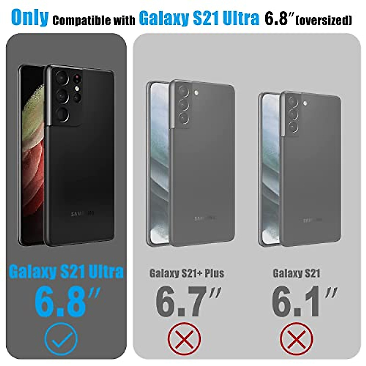 Esdot for Samsung Galaxy S21 Ultra Case,Military Grade Passing 21ft Drop Test,Rugged Cover with Fashionable Designs for Women Girls,Protective Phone Case for Galaxy S21 Ultra 6.8" Blooming Flowers