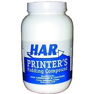 HAR Padding Compound White for Making Note Pads - Gallon
