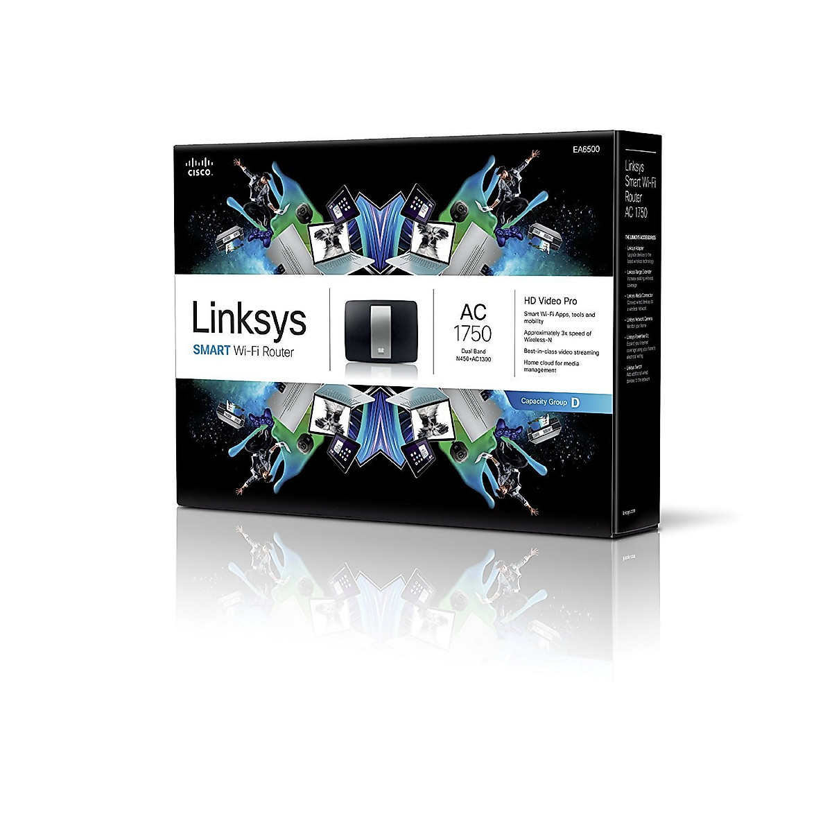 Linksys AC1750 Wi-Fi Wireless Dual-Band+ Gigabit Router + AC1200 Boost EX Dual-Band Wi-Fi Range Extender Combo Pack (EA6700 + RE6400), Smart WiFi App Enabled Router with Range Extender