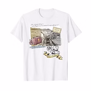 Harry Potter Hogwarts Express Flying Ford Anglia T-Shirt
