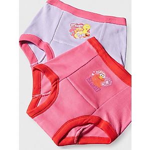 Sesame Street Unisex Baby With Elmo, Cookie Monster And Big Bird Includes Stickers Success Chart Sizes 18m, 2t, 3t, 4t Potty Training Pants Multipack, 10-pack Training Pant_b, 2T US