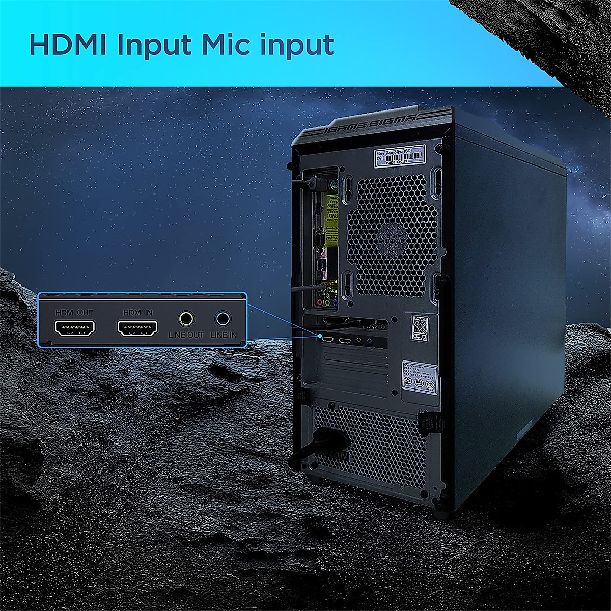 MYPIN Game Capture Card, HDMI PCI-E 4K 30fps Record & Live Stream from Gaming Systems, Camcorders, DSLRs,Support Zero Delay HDMI Loop-Out