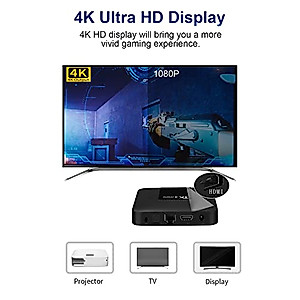 Retro Game Console with Built in 49,159 Classic Games, Emulator Console Plug and Play Video Games for TV, 110000+ Free Game Resources, Video Game Console Compatible with MAME/Atari/PSP etc, 4K HD