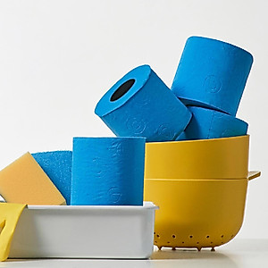 Renova Toilet Roll - Blue Paper (6 Roll Standard Pack)