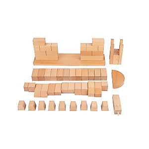 Montessori Toys for 3+ Years Roman Arch Bridge Wooden Toys Baby Games Scientific Construction Stacked Building Blocks Toddler Learning Educational Toys Gift for Kid