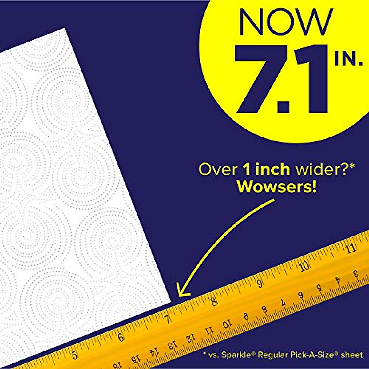 Sparkle Paper Towels, 24 = 47 Regular Rolls, Modern White, Pick-a-Size Plus