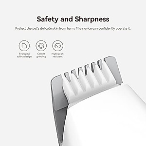 PAWBBY Dog Paw Trimmer, Dog Clippers, Cordless Cat and Small Dogs Clipper, Low Noise Electric Mini Pet Grooming Clippers for Trimming The Hair Around Face, Paw Pads, Eyes, Ears, Rump