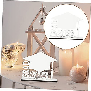 Abaodam 3pcs Picture Supply Decor Desktop of Graduates Congrats Mdf Wood Personalized Room Transfer Memorial Grad Wooden Sublimation Frame Frames Hardboard Photo Blanks