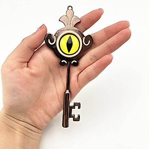 LINLIJIA Pendant Necklace, Necklaces for Women, Beautiful Elegant Necklace Pendant, Owl House Necklace Portal Keys Bronze Plated Metal Pendant for Cartoon Fans Cosplay Party Jewelry Accessories