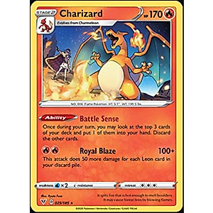Pokemon - Charizard - 025/185 - Rare - Reverse Holo