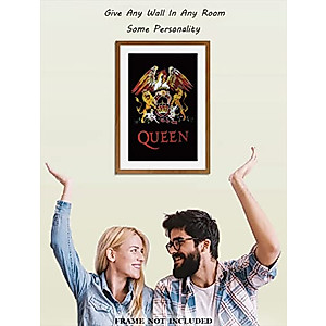 XIHOO Christ-EZ Queen Crest large fabric poster/flag - Matte poster Frameless Gift 12 x 18 inch(30cm x 46cm)