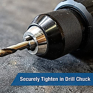 Century Drill & Tool 26529 Pro Grade Cobalt Drill Set, 29 Piece, Made in The USA, for Stainless Steel and Hard Metal