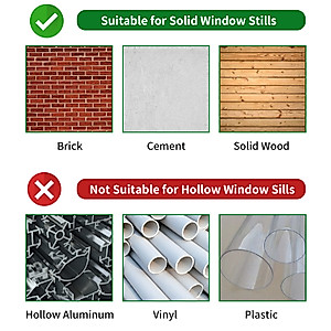 Yehchi Window Air Conditioner Mounting Support Bracket, Universal AC Unit Window Stand Mount Brackets Support Up to 85 lbs Designed for 5,000 to 10,000 BTU A/C Units