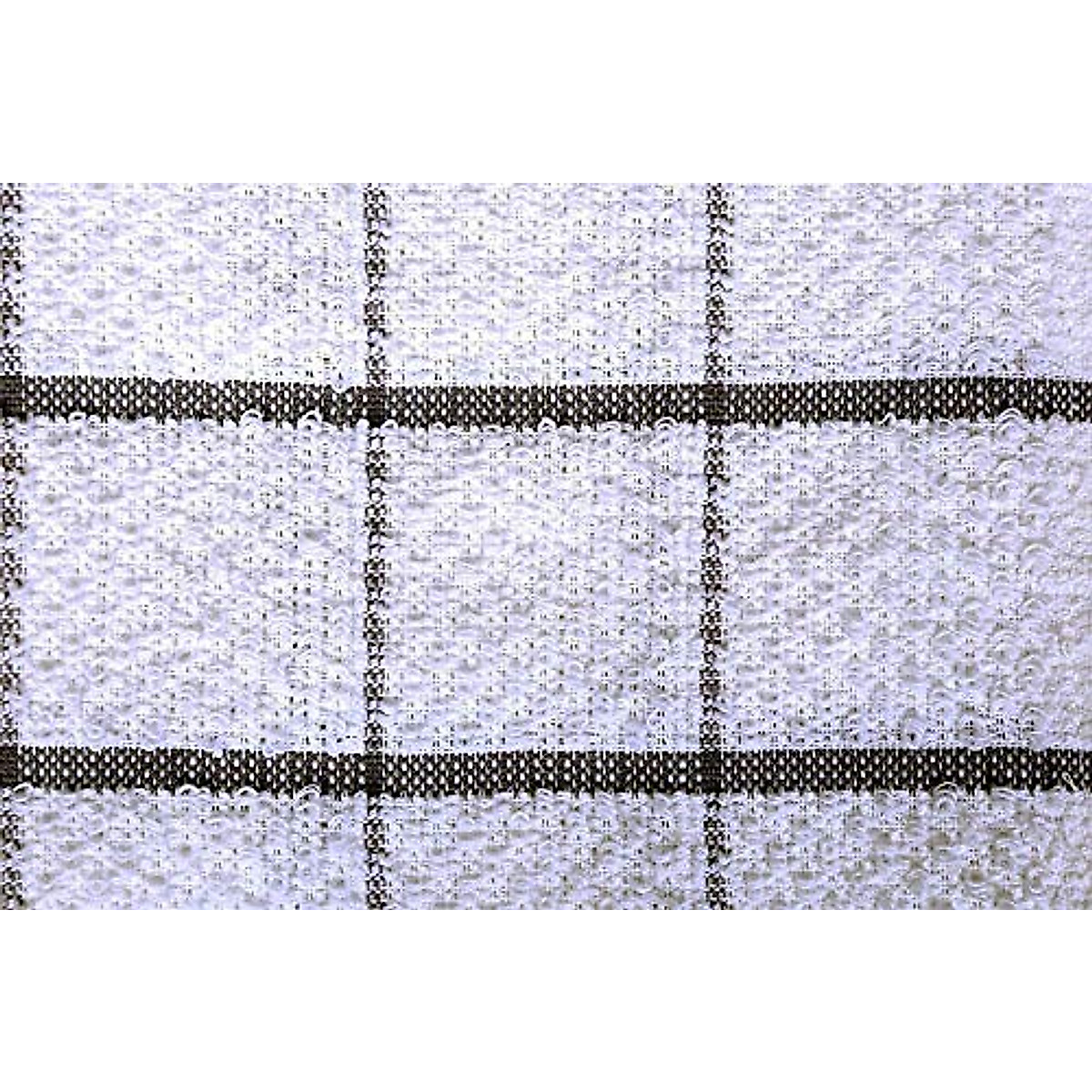 AMOUR INFINI Cotton Terry Kitchen Dish Cloths | Set of 8 | 12 x 12 Inches | Super Soft and Absorbent |100% Cotton Dish Rags | Perfect for Household and Commercial Uses | Light Gray