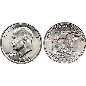 1972 P 40% Silver Ike Eisenhower Dollar Uncirculated