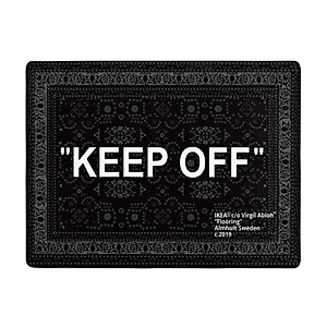 WRQLBGBB Keep Off Area Rug Modern Large Pop Carpet Non-Slip Floor Mat for Living Room Bedroom Wood Floor Playroom Home Cozy Art Deco Rug 5' x 7', Heihua-2